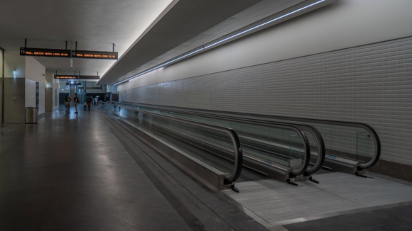 Já estão a funcionar os tapetes rolantes no Terminal Intermodal de Campanhã