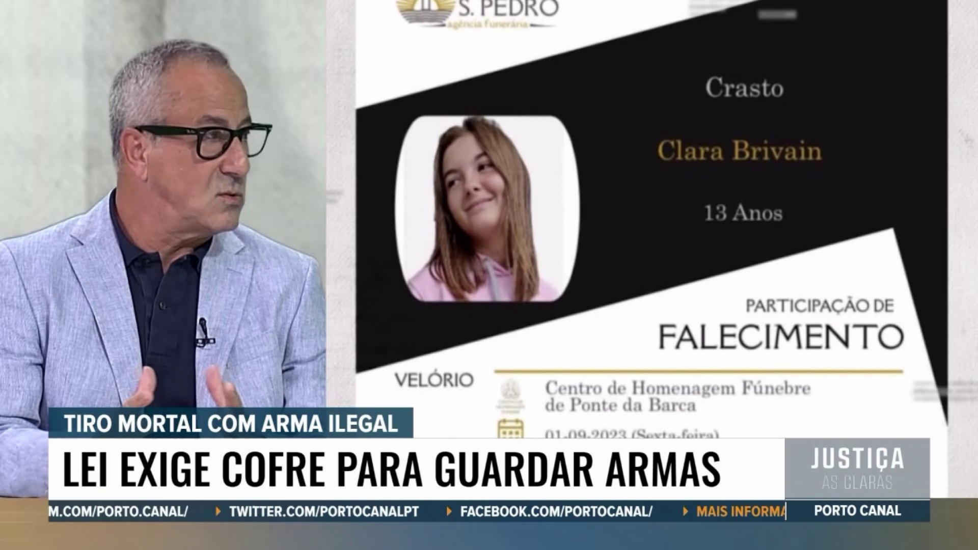 "Há aqui uma negligência grosseira", afirma Gil Carvalho no caso da menina baleada com a arma do avô