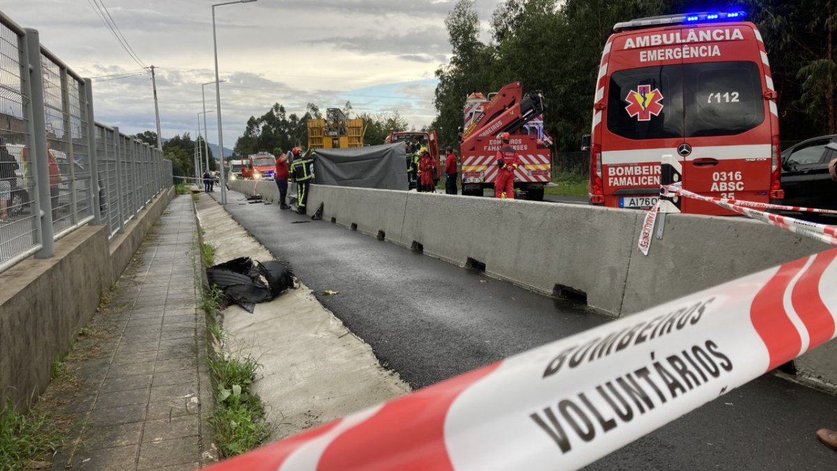 Acidente em VN de Famalicão deixa ferido encarcerado