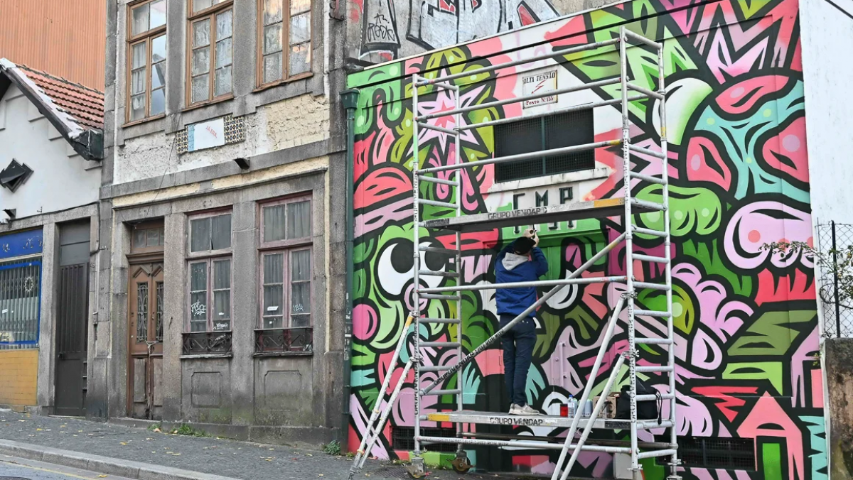 Paredes da cidade do Porto ganham vida